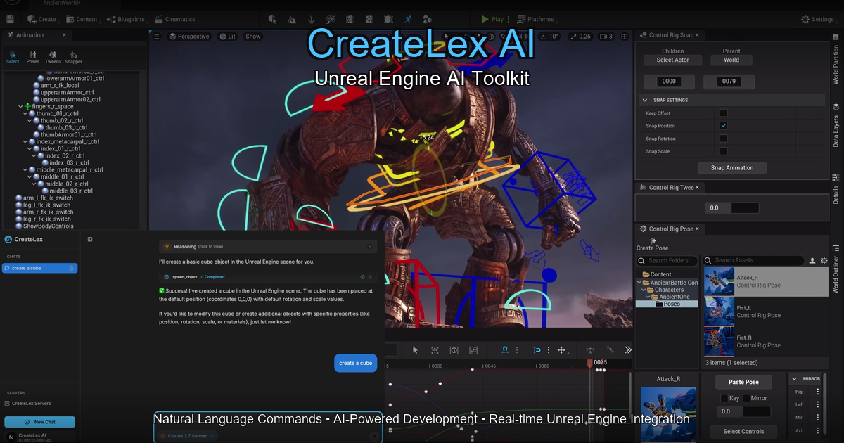 CreateLex — AI Blueprint Generator for Unreal Engine | Build Games Faster